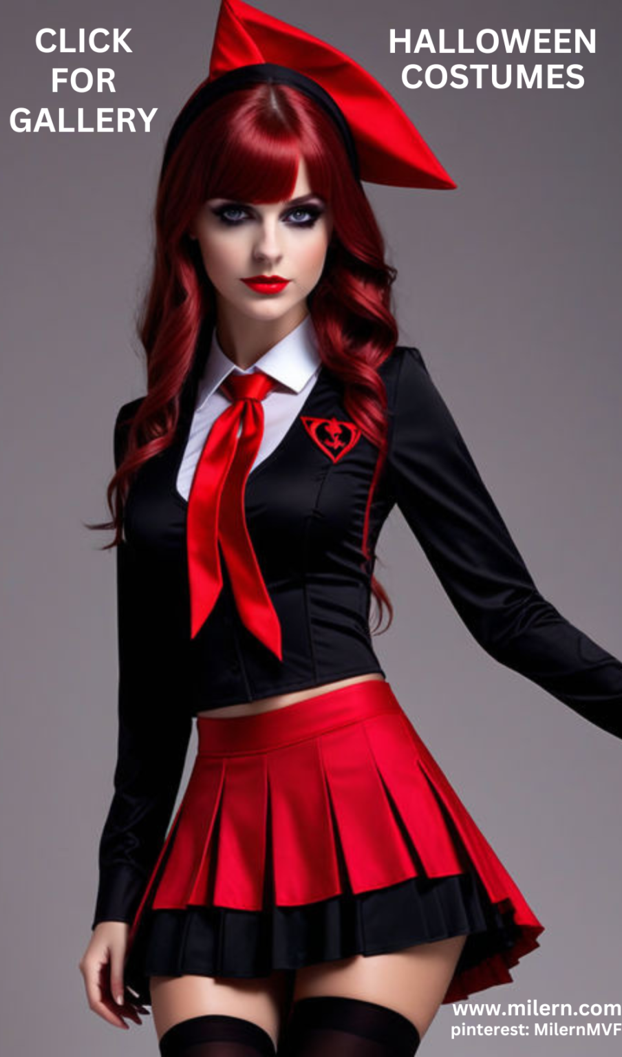 College Halloween Costume With a Schoolgirl or Teacher Uniform for ...